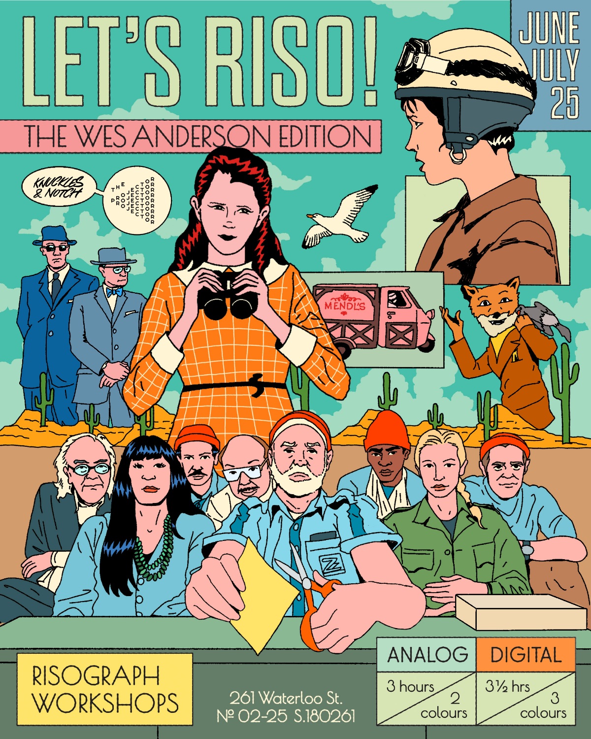 Let's Riso! Risograph Workshop: *Wes Anderson Edition*- Arts Republic | Arts Events Singapore